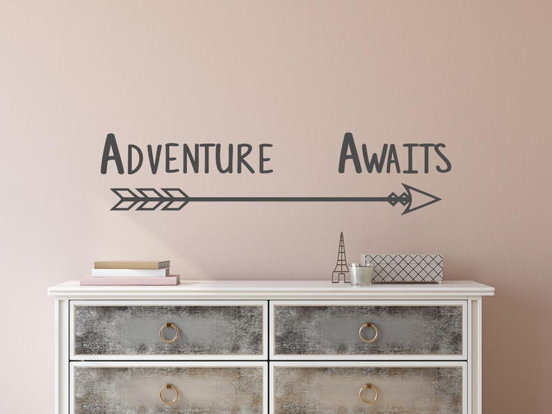 Adventure Awaits Wall Decor- Adventure Awaits Wall Decal- Adventure ...