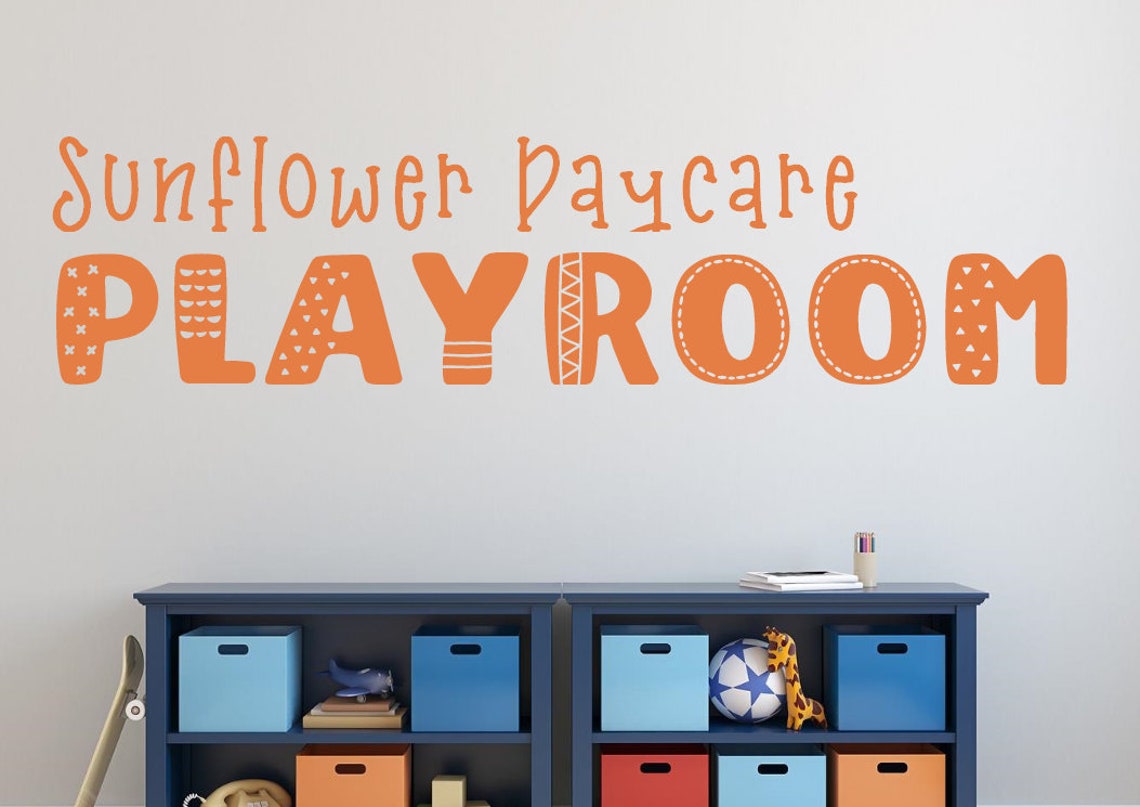 Playroom Wall Decal Play Room Decal Playroom Wall Decor - Etsy