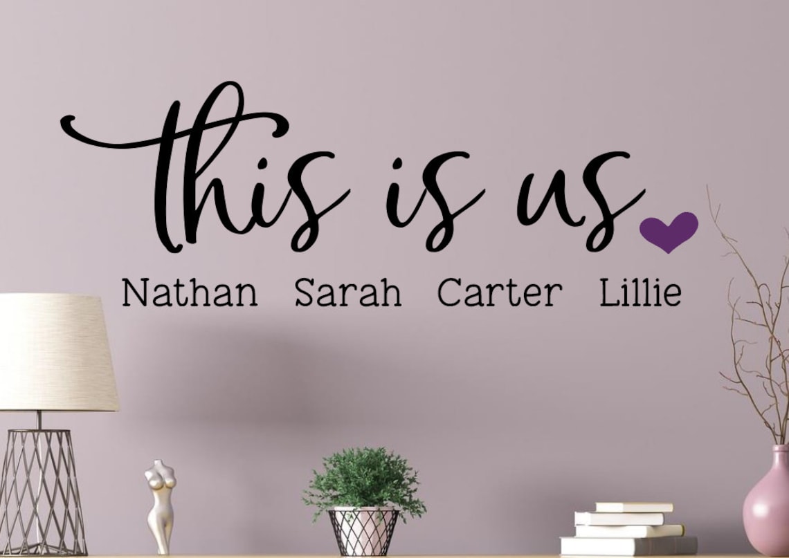 This is Us Wall Decal This is Us Decal This is Us - Etsy