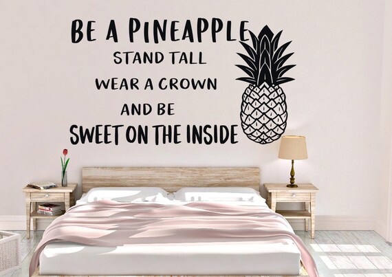 Be a pineapple decal Be like a pineapple Pineapple decal Be | Etsy