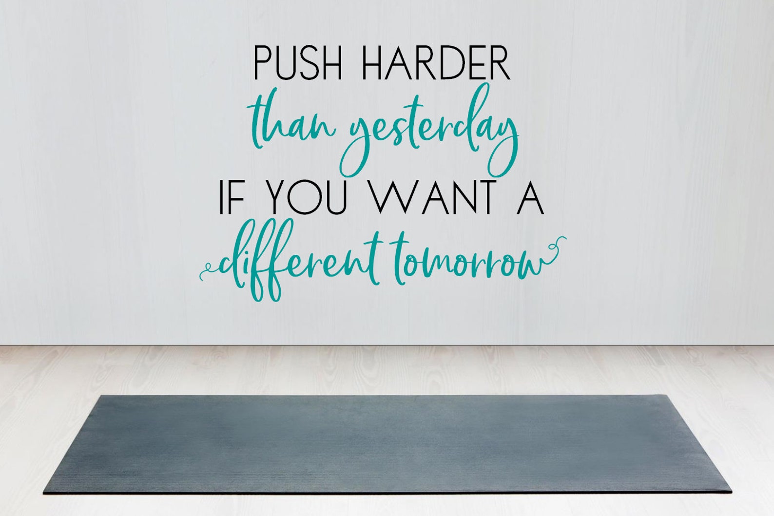 Motivation Wall Decal - Classroom Wall Decal - Workout Wall Decal ...