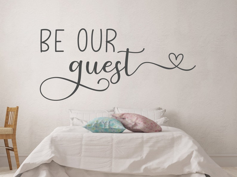 Be our guest wall decal Guest room wall decal Be our guest | Etsy
