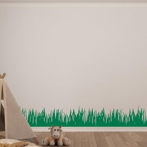 Grass Wall Decal - Grass Decal - Grass Border - Grass Vinyl Decal ...