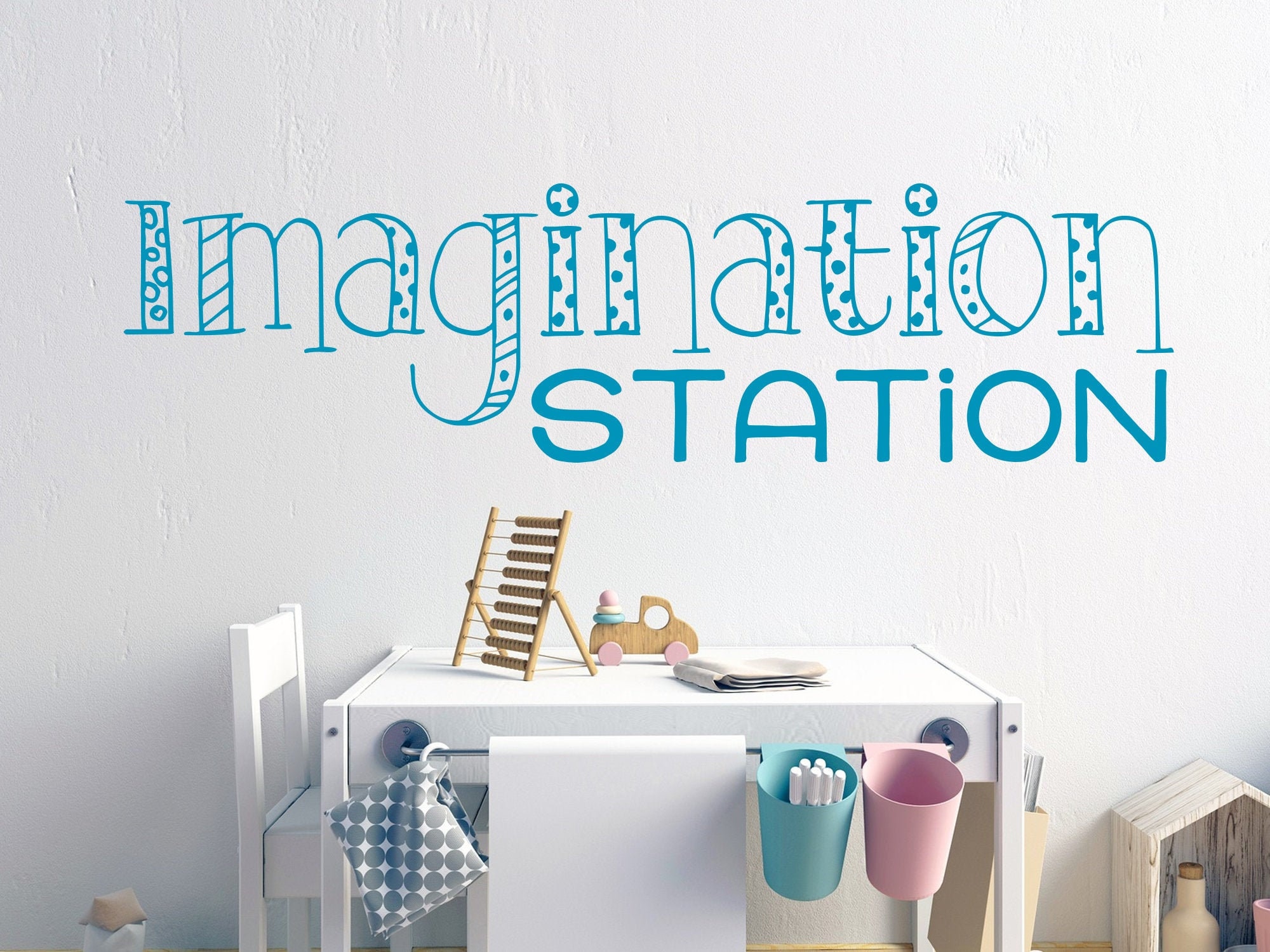 Imagination Station Wall Decal Classroom Wall Decal | Etsy