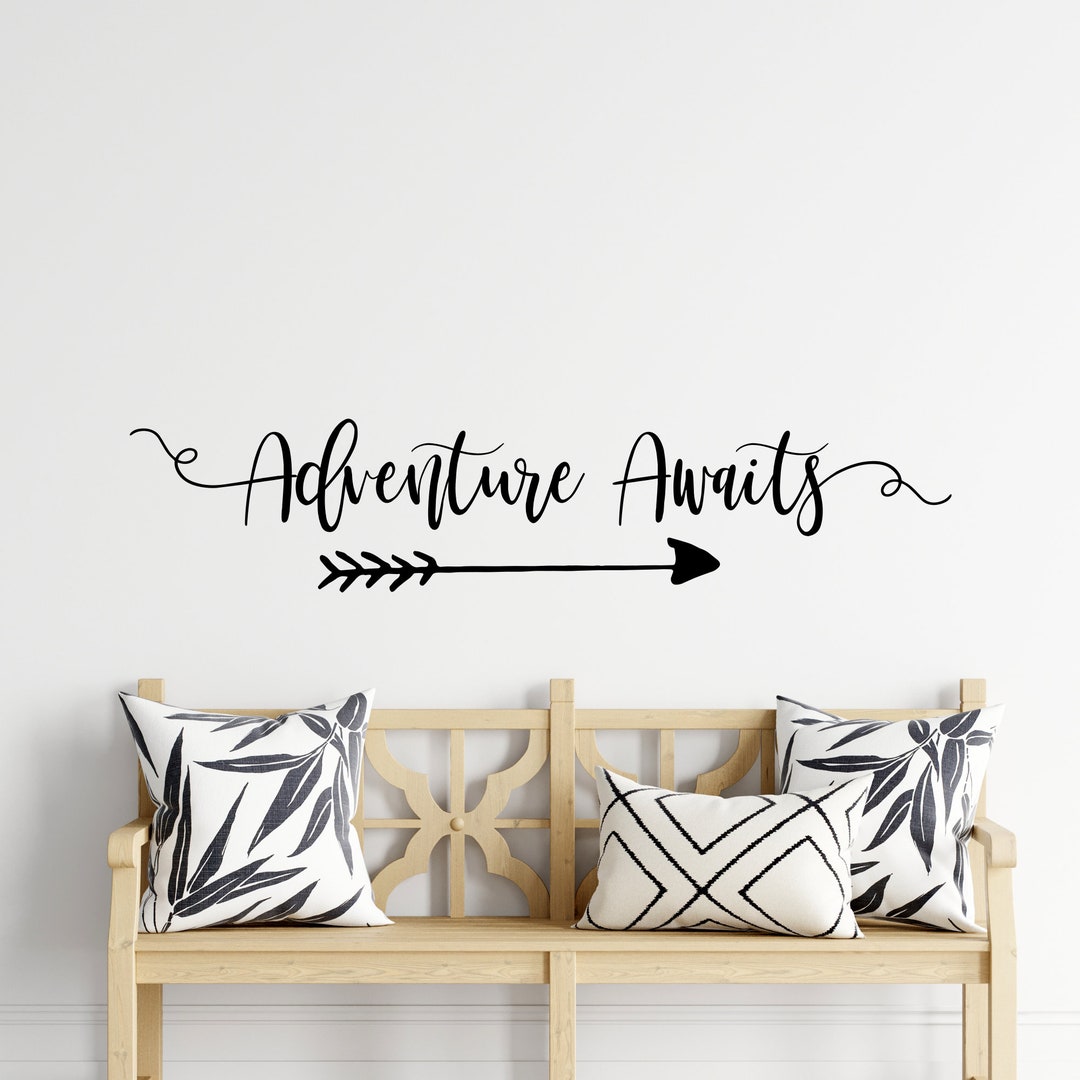 Adventure Awaits Decal Adventure Awaits Wall Decal Adventure Awaits ...