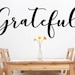 Grateful Wall Decor - Grateful Wall Art- Grateful Wall Decal -grateful ...