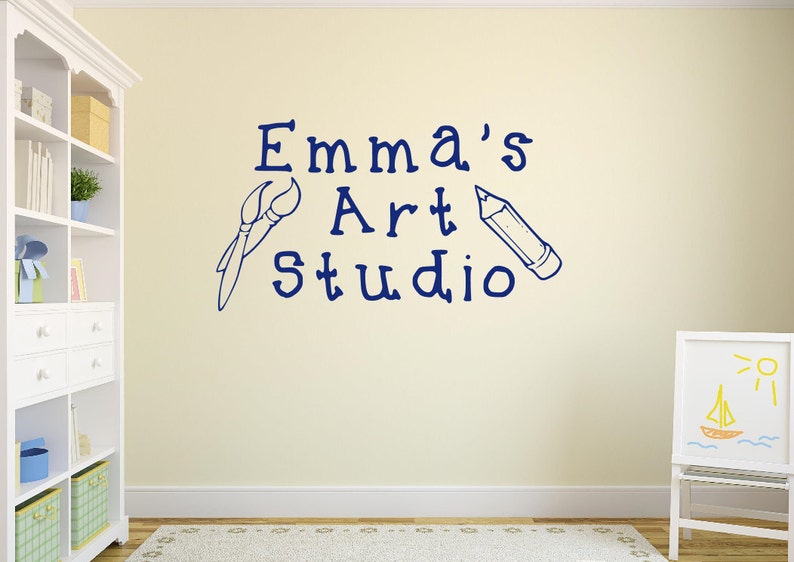 Art Studio Sign Art Studio Decor Custom Name Door Sign Art | Etsy