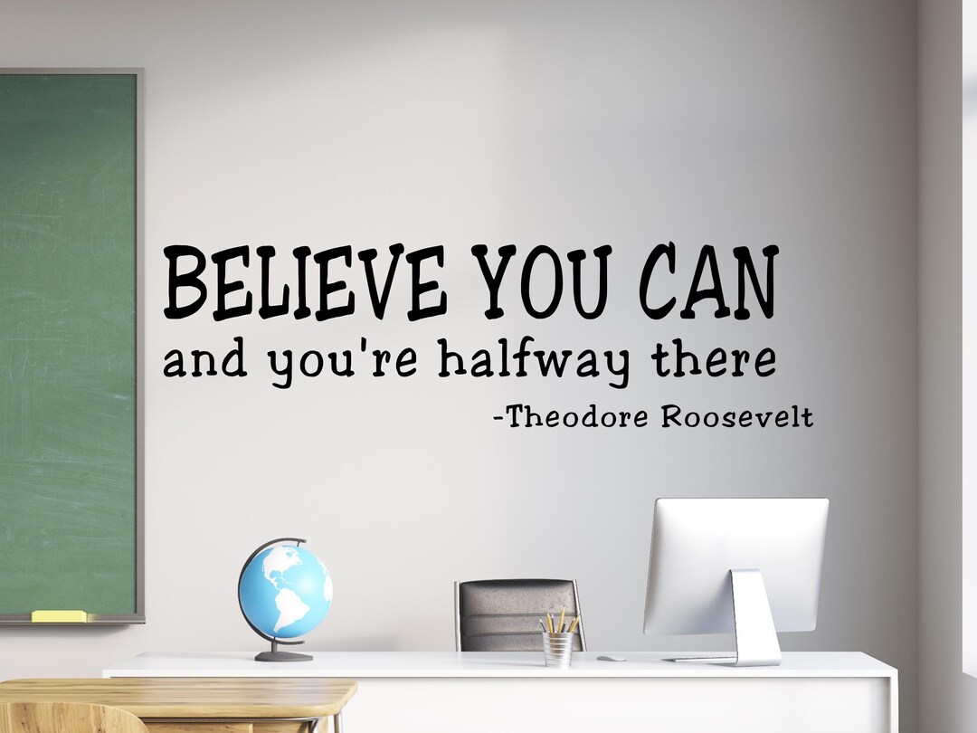 Believe in Yourself Wall Decal Believe in Yourself Decal History ...