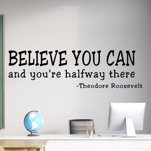 Believe in Yourself Wall Decal Believe in Yourself Decal History ...