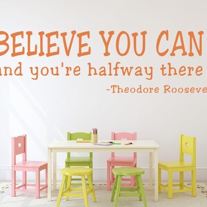 Believe in Yourself Wall Decal- Believe in Yourself Decal- History ...