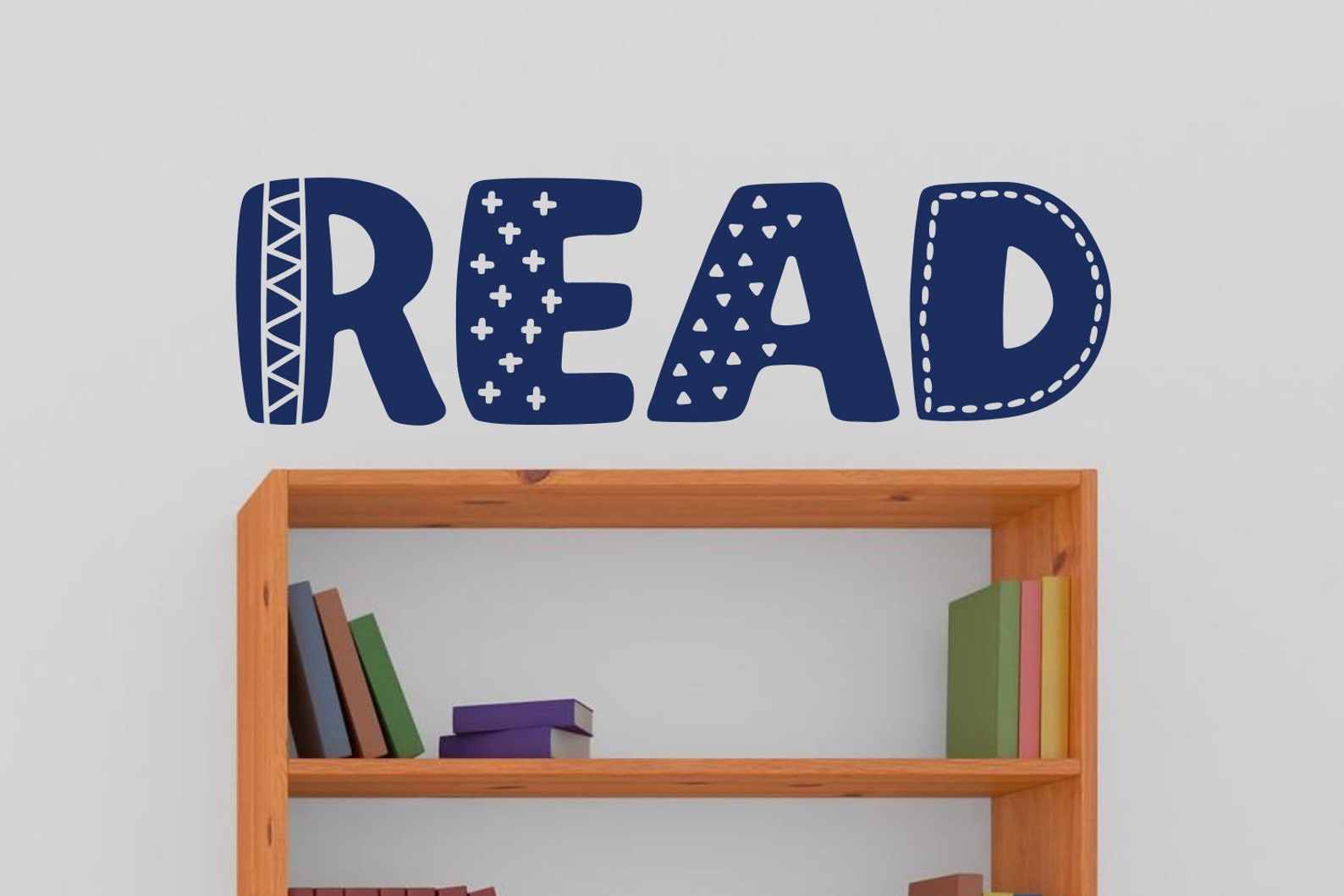 One Color Read Decal Read Wall Decal Reading Nook Wall | Etsy