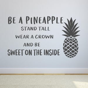 Be a Pineapple Decal- Be Like a Pineapple- Pineapple Decal- Be a ...