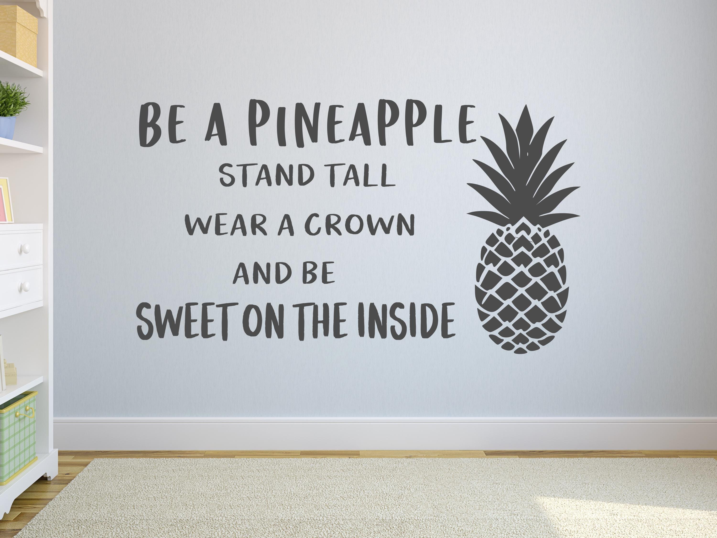 Be a Pineapple Decal- Be Like a Pineapple- Pineapple Decal- Be a ...