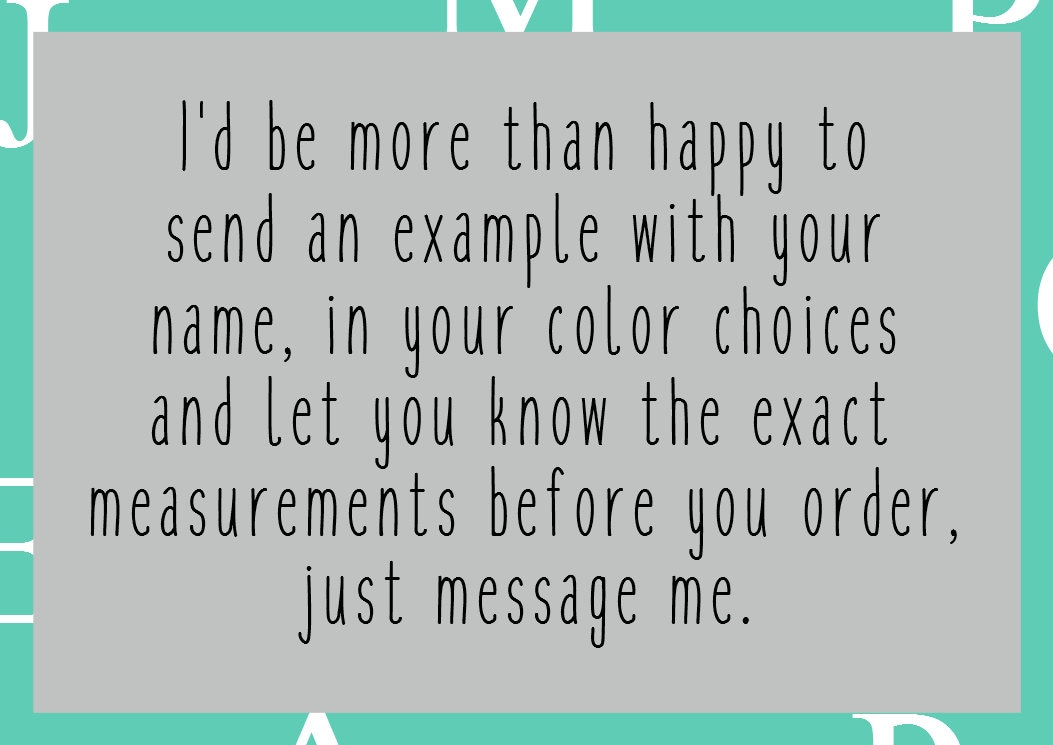 Last Name Wall Decal Custom Last Name Decal Custom Family - Etsy