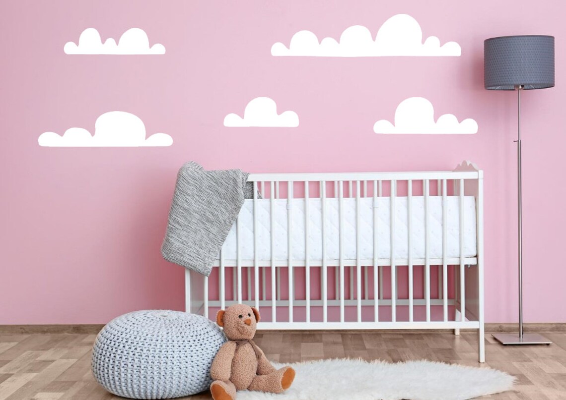 Cloud Wall Decals Cloud Vinyl Decals Cloud Wall Stickers | Etsy