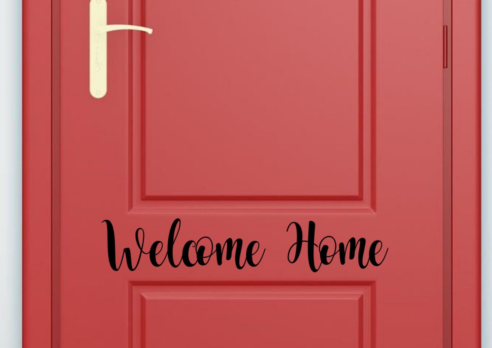 Welcome door decal welcome home decal door welcome sticker | Etsy