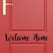 Welcome Door Decal Welcome Home Decal Door Welcome Sticker - Etsy