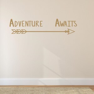 Adventure Awaits Wall Decor- Adventure Awaits Wall Decal- Adventure ...