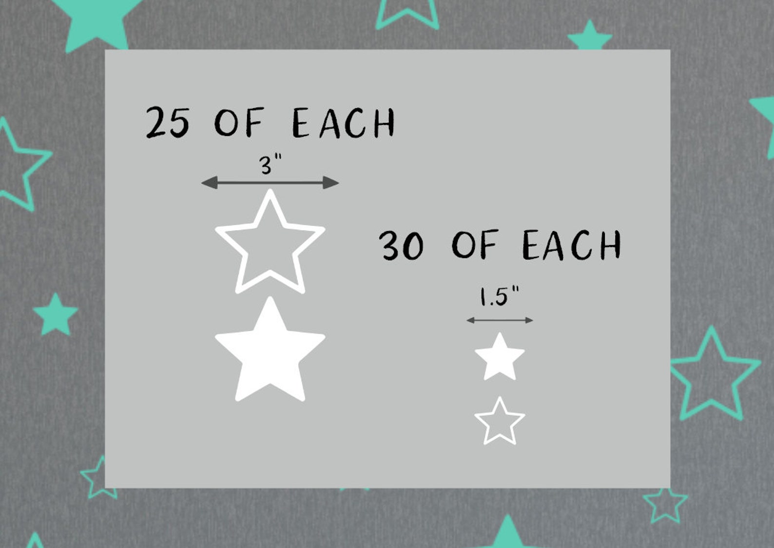 Star Wall Decals Star Vinyl Decals Star Wall Stickers Star - Etsy