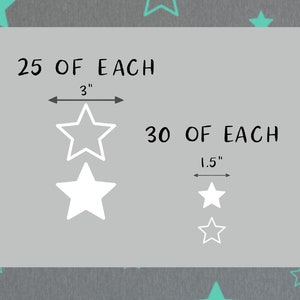 Star Wall Decals- Star Vinyl Decals- Star Wall Stickers- Star Wall ...