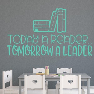 Reading Wall Decal, Reading Quote Decal, Reading Quote Vinyl, Book Wall ...