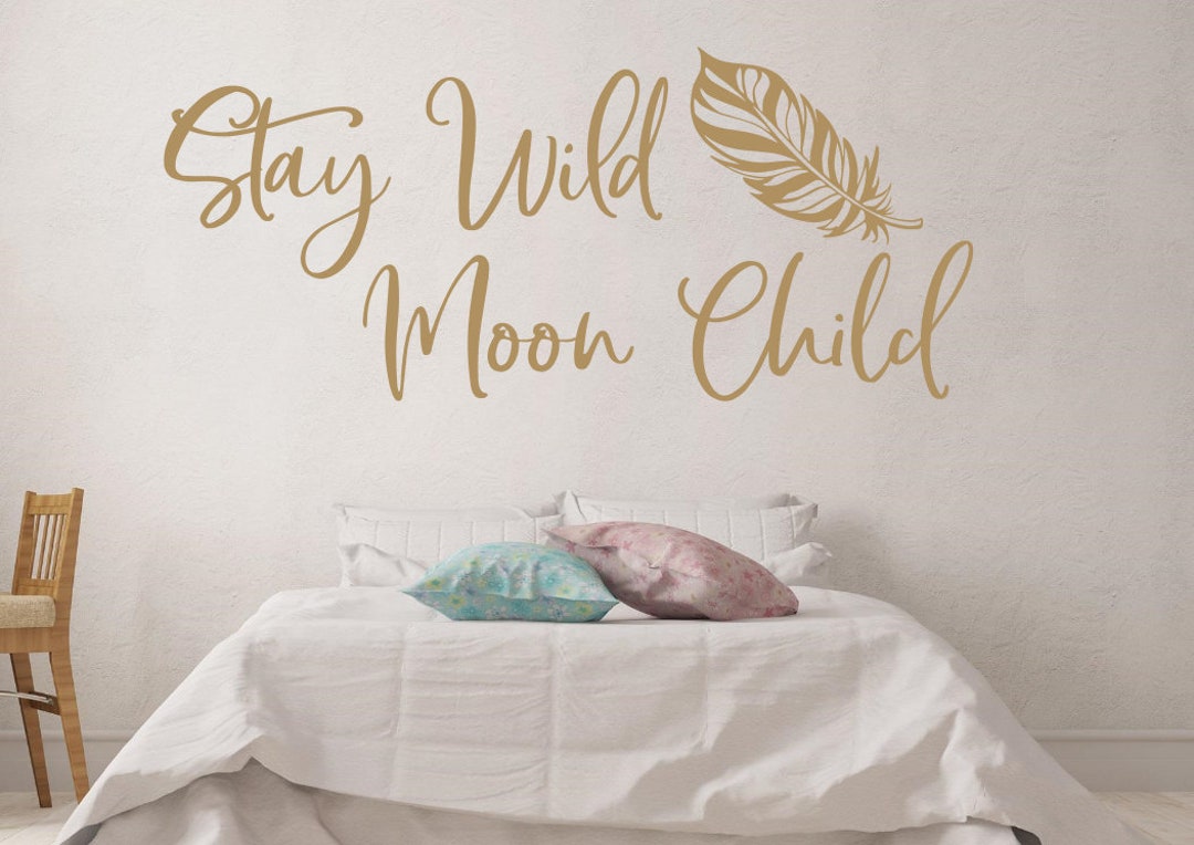 Boho Wall Decal Boho Wall Decal Nursery Boho Vinyl Sticker Feather Wall ...