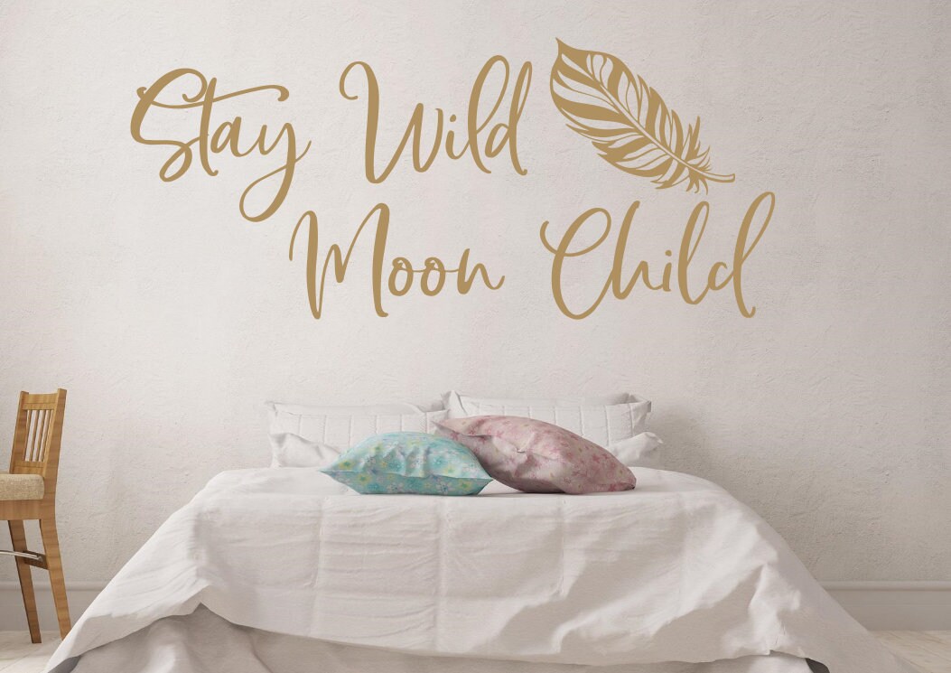Boho Wall Decal Boho Wall Decal Nursery Boho Vinyl Sticker - Etsy