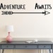 Adventure Awaits Wall Decor Adventure Awaits Wall Decal - Etsy