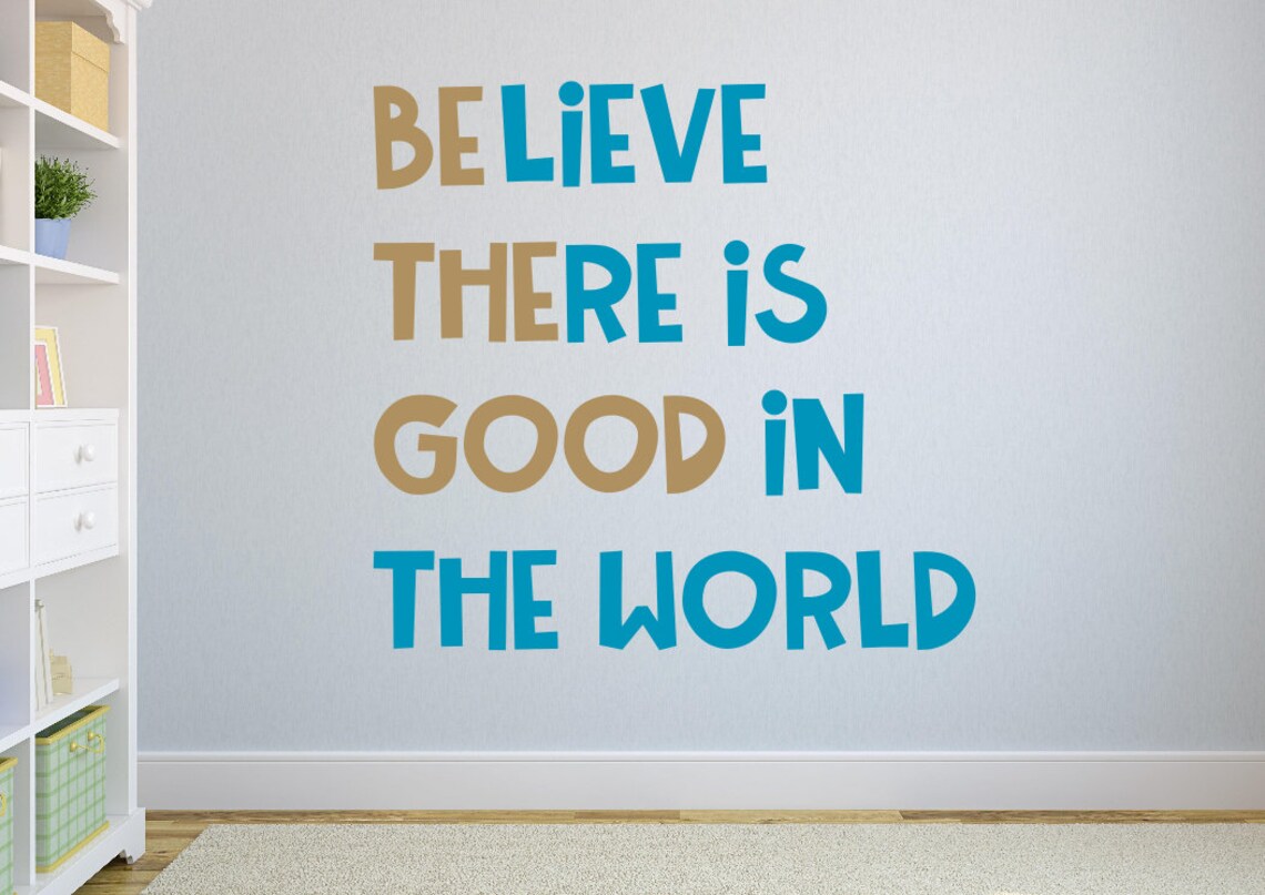 Be the Good Wall Decal Be the Good Decal Be the Good Wall | Etsy