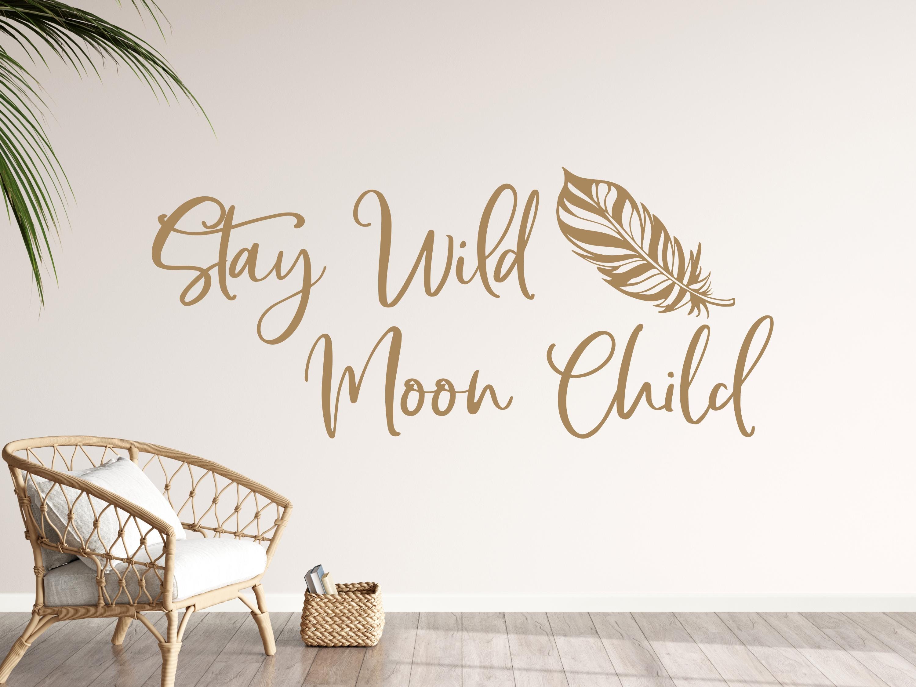 Boho Wall Decal- Boho Wall Decal Nursery- Boho Vinyl Sticker- Feather ...