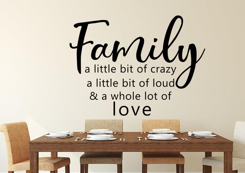 Family a Little Bit of Crazy Funny Family Quote Family a - Etsy