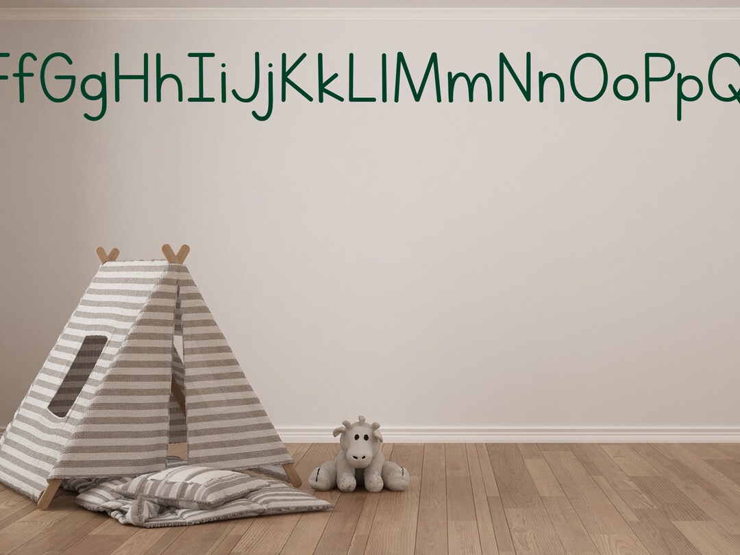 Alphabet Wall Decals: ABC Nursery, Classroom Decor - Etsy