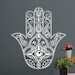 Hamsa Wall Decal Hamsa Vinyl Decal Hamsa Wall Art Hand of Fatima Wall ...