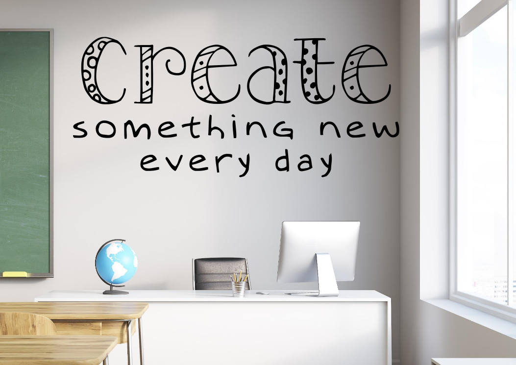 Create Something Wall Decal Craft Room Sign Craft Room | Etsy