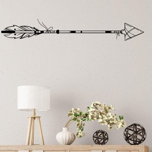 Detailed Arrow Wall Decal- Arrow Vinyl Decal - Arrow Decal - Native ...