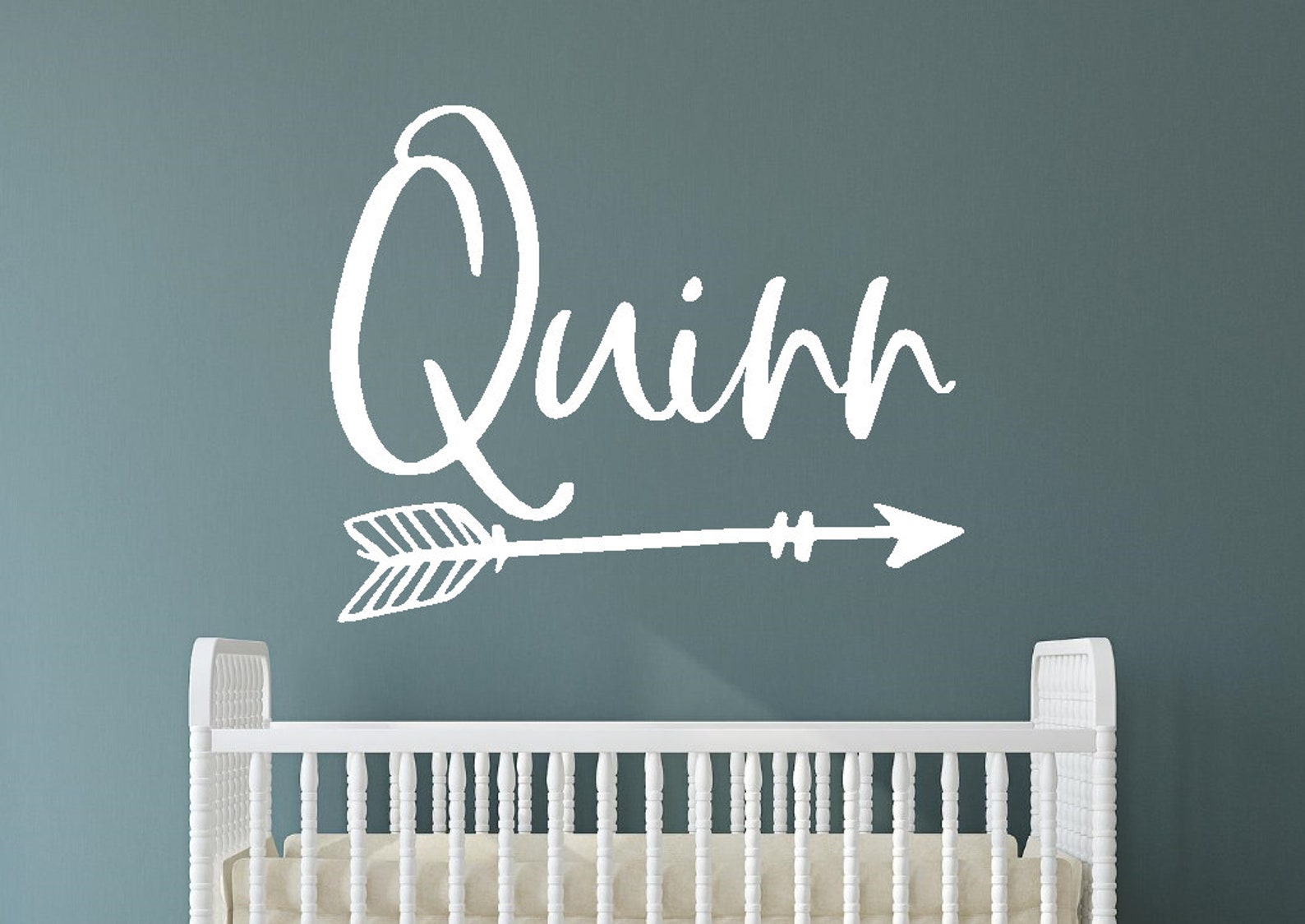 Arrow Name Decal Arrow Name Wall Decal Custom Name Wall - Etsy