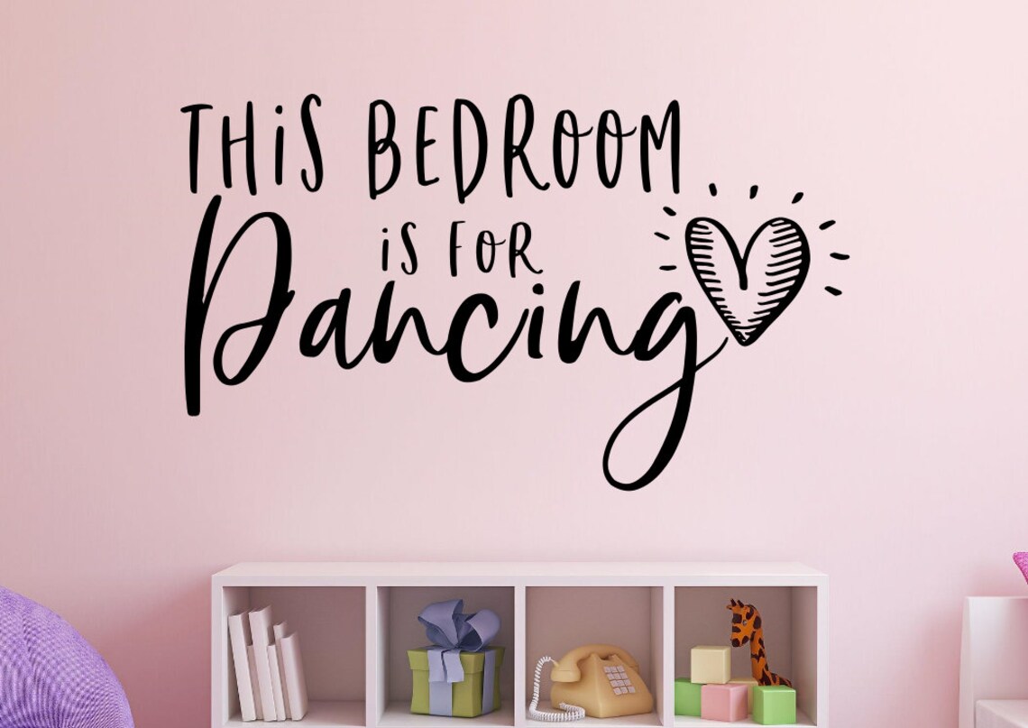 Dance Wall Decal Dance Decor Girls Room Ballet Wall Decal - Etsy
