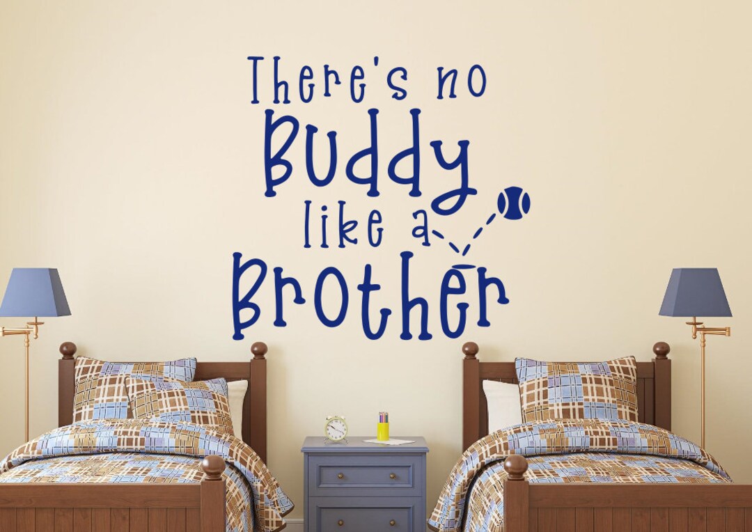 Brother Wall Decal- Brother Decal- Brother Wall Decor- Sibling Wall ...