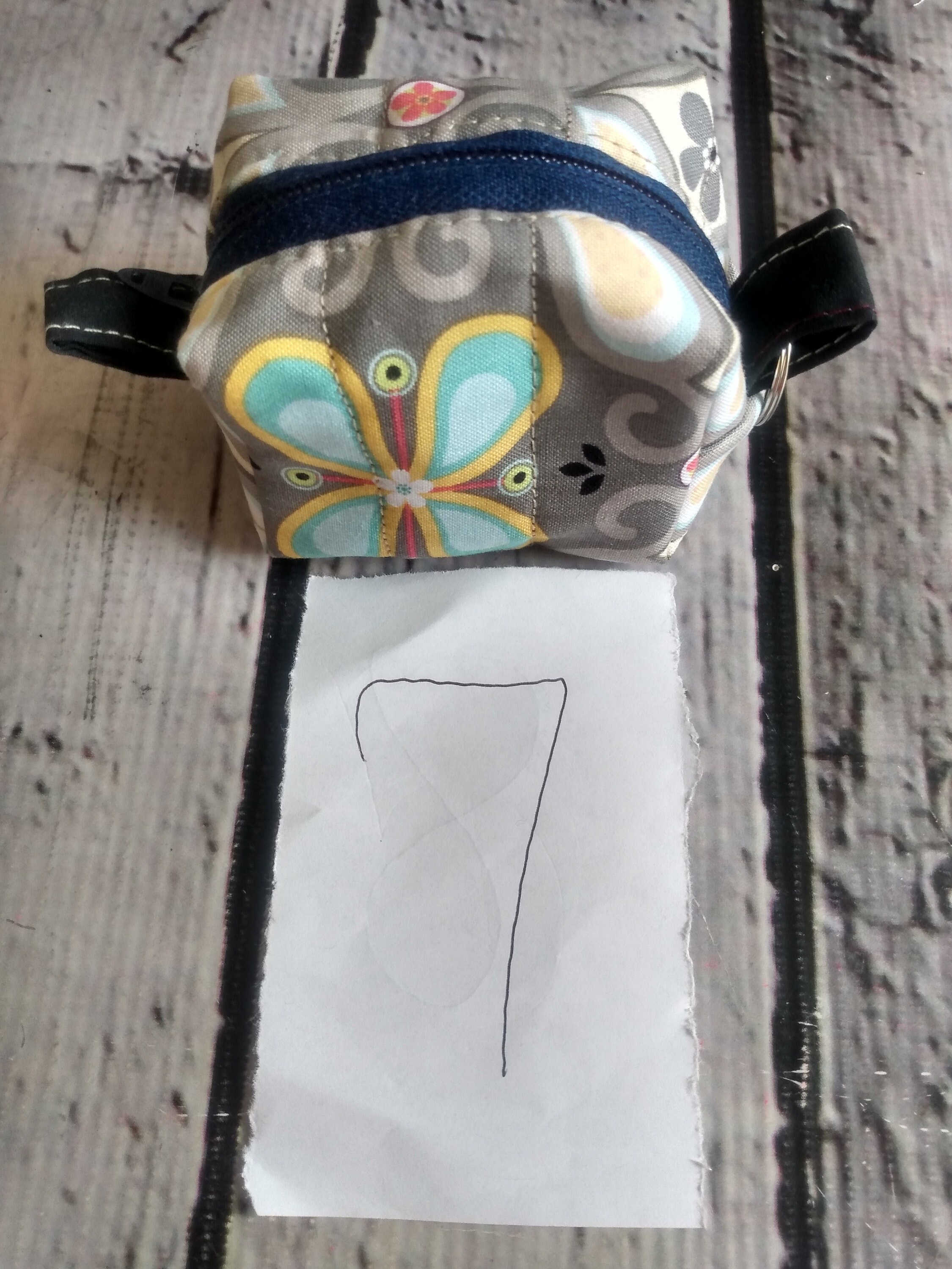 Zippered Keychain Boxy Pouches | Etsy