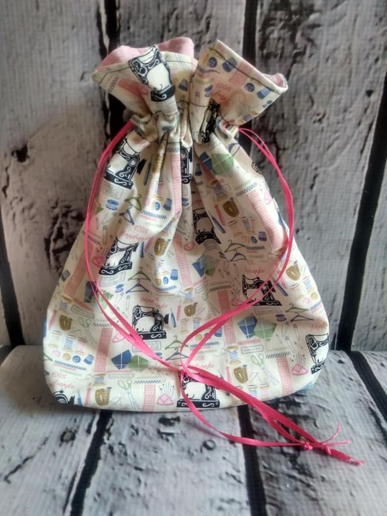 Small Cotton Draw String Pouch - Etsy