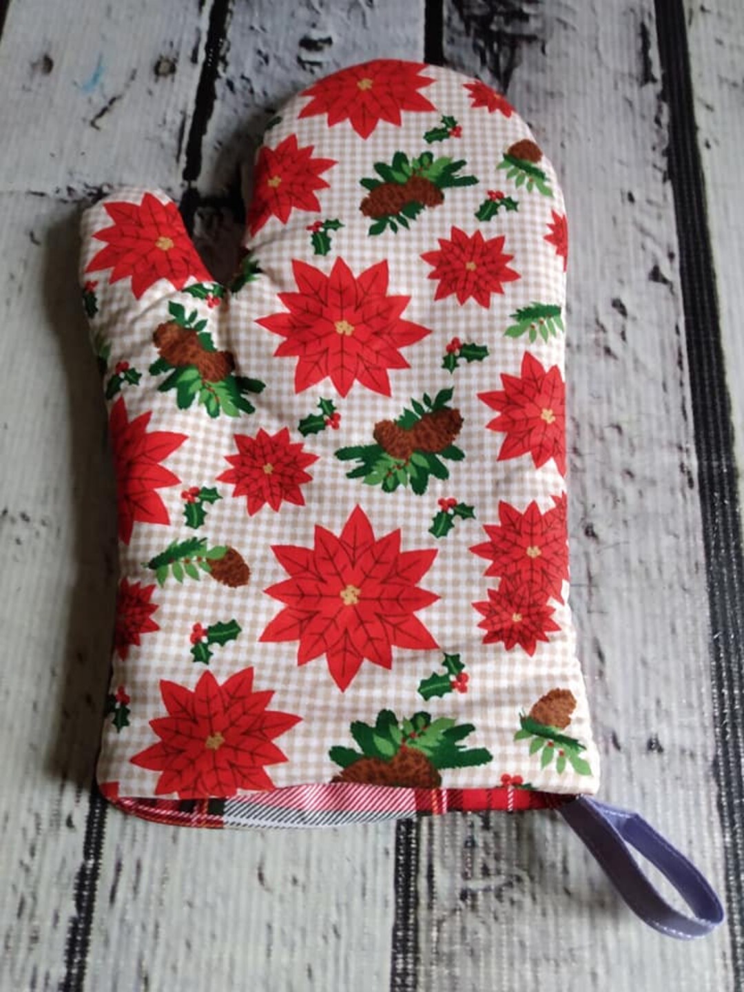 Quilted Kitchen Mitten, Christmas Decor - Etsy