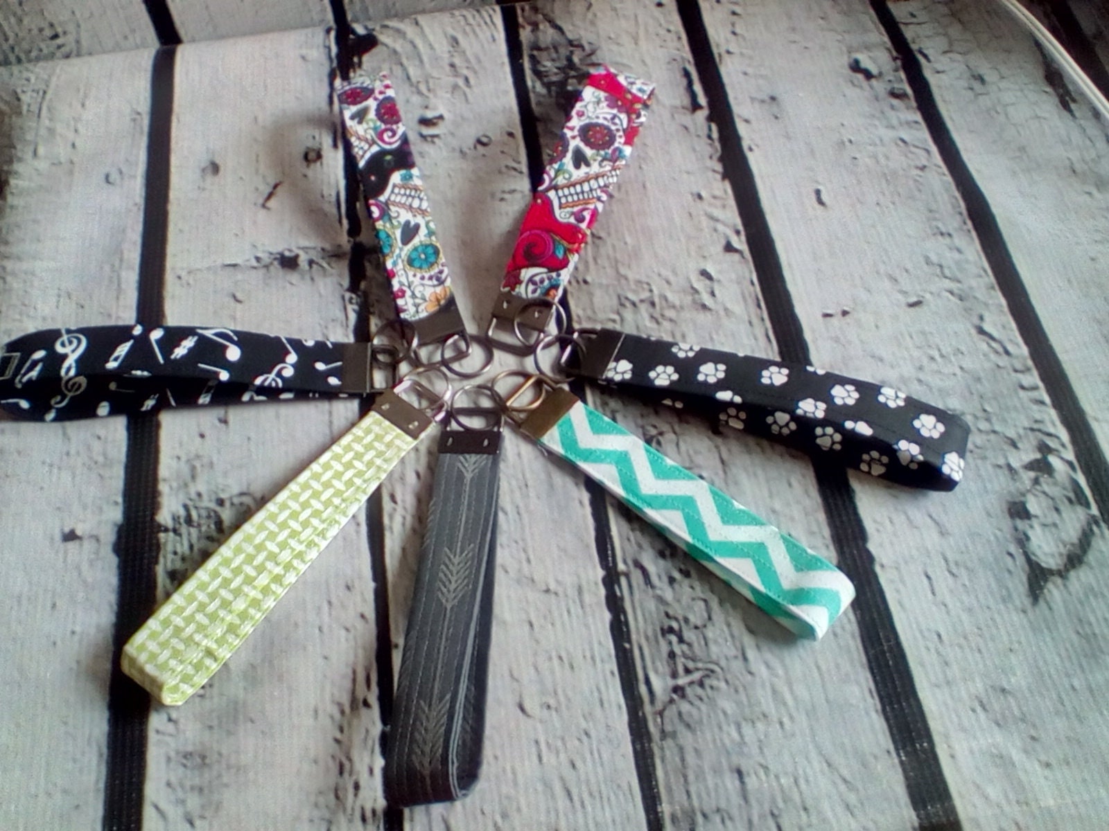 Fabric Keychain. Key Fob You Choose | Etsy