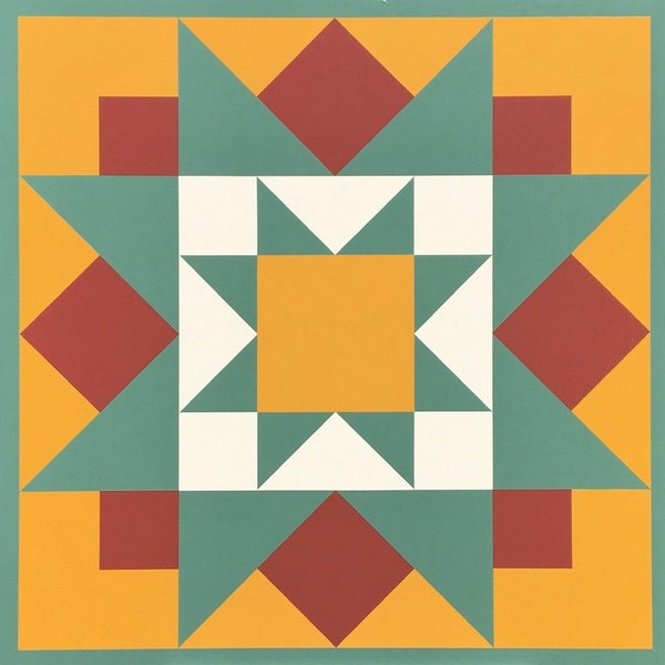 Barn Quilt 4x4 - Etsy