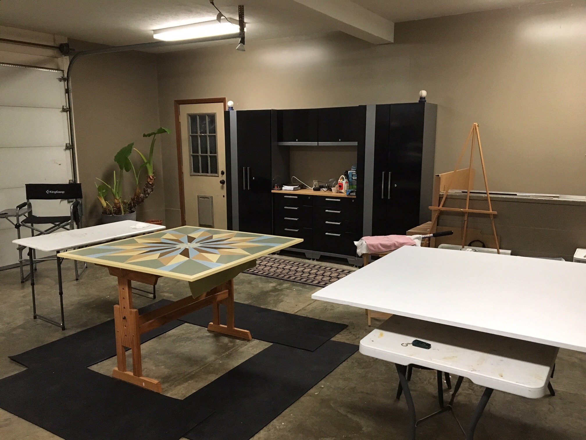 Barn Quilt COMPASS POINTS Barn Quilt, Nautical Barn Quilt Compass Barn ...