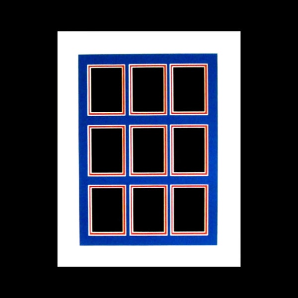 Trading Card Picture Frame Mat - Etsy