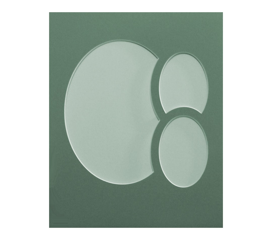 Picture Framing Mat 3 Oval Multi Opening Fits 11 X 14 in Frame ...