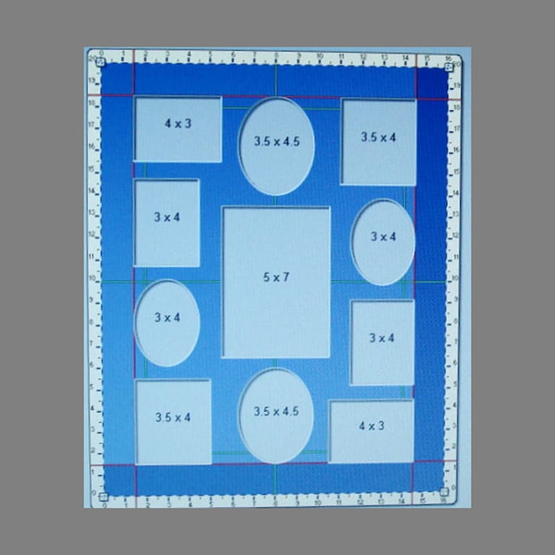 Photo Collage Mat 16x20 - Etsy