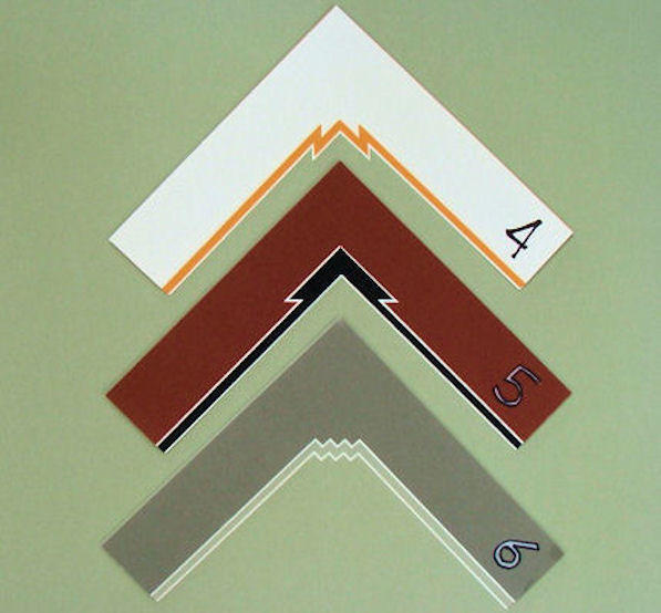 Double Mat for Picture Frame Fancy Cut Corners Choose Your - Etsy