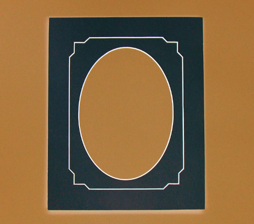 Picture Framing Mat With Fancy Decorative Vgroove, Choose Size and ...