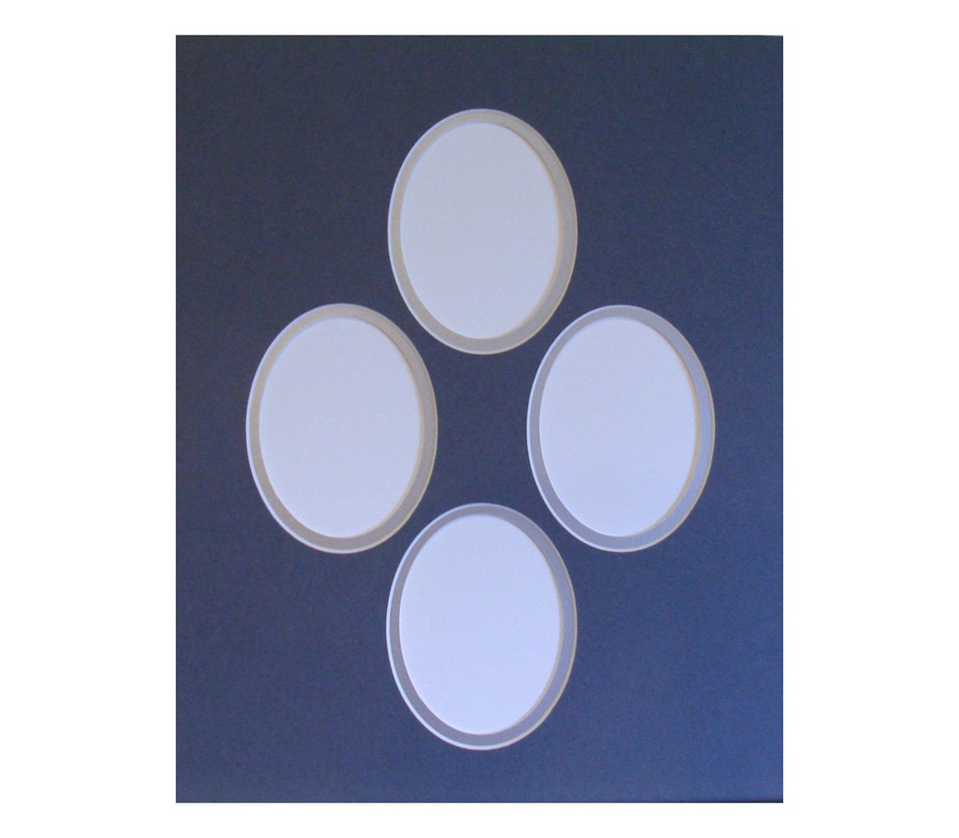 Photo Frame Collage Conservation Quality Double Mat With 4 3.5 X 4.5 ...